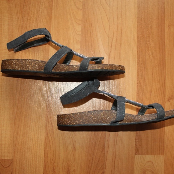 envy | Shoes | Envy Redondo Sz 7 Suede Leather Sandals Gray Boho | Poshmark